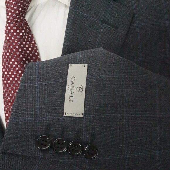 Canali | Suits & Blazers | Canali 934 Current Silver Label Gray Blue ...
